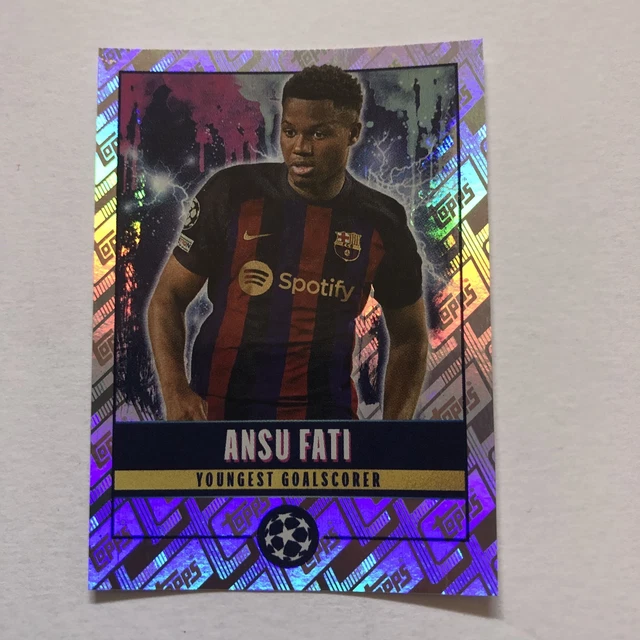 515. ANSU FATI FC Barcelona - Champions League 2022/23 Topps EUR 1,00 - PicClick FR